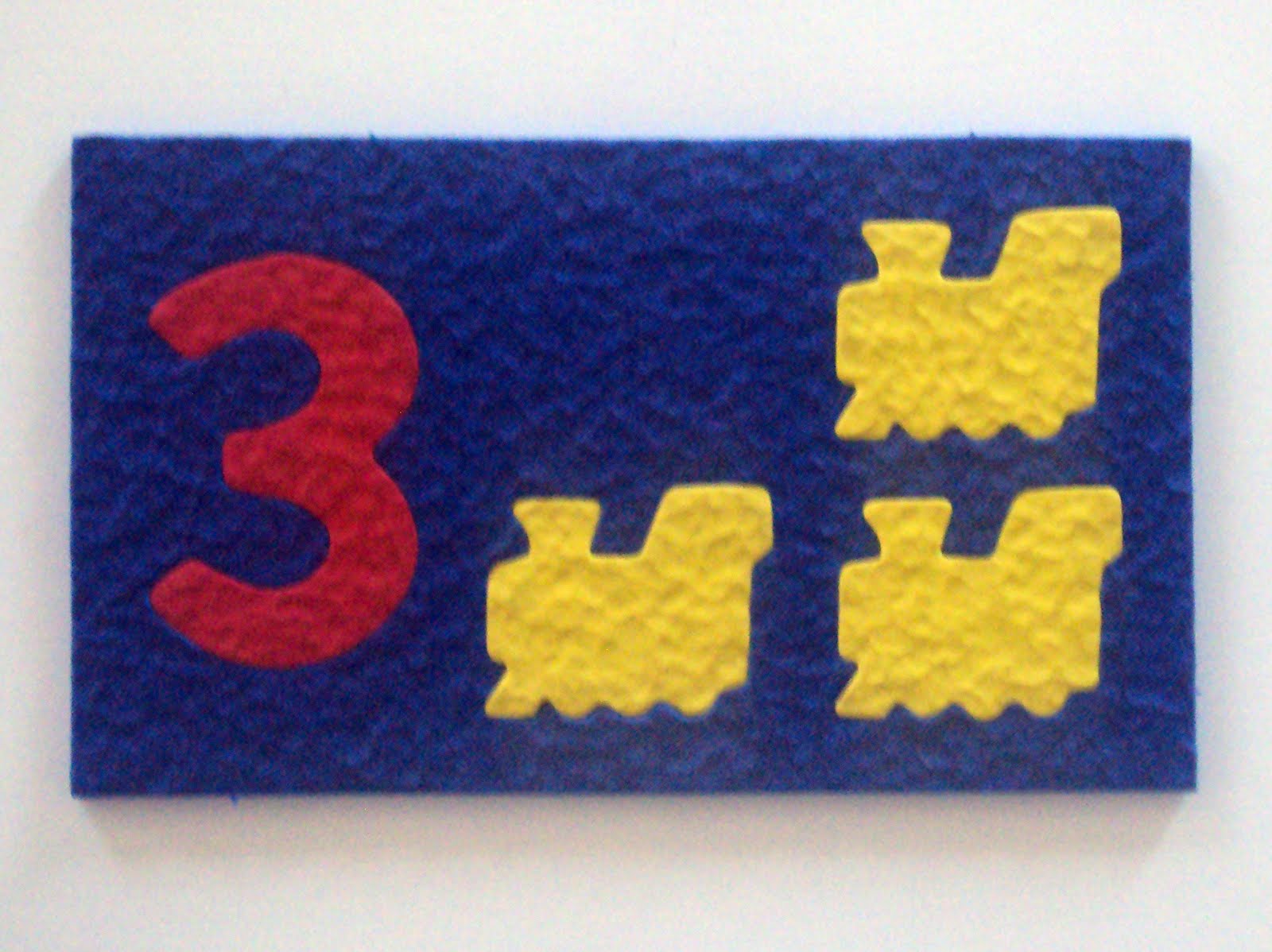 Mom's Tot School: Number: 3