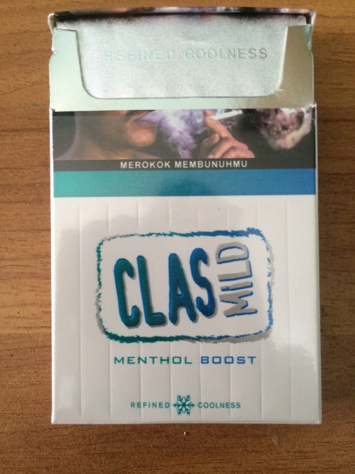 Clas Mild Menthol Boost, Rokok Mild Menthol Boost tanpa Kapsul Boost