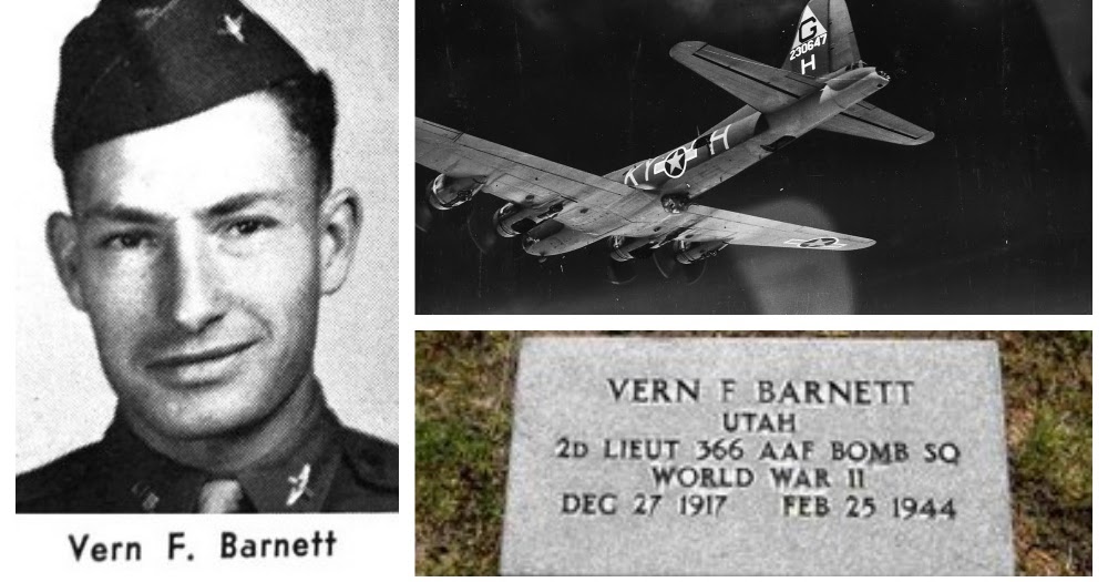 WW2 Fallen 100: WW2 Fallen - B-17 tail gunner Vern Barnett