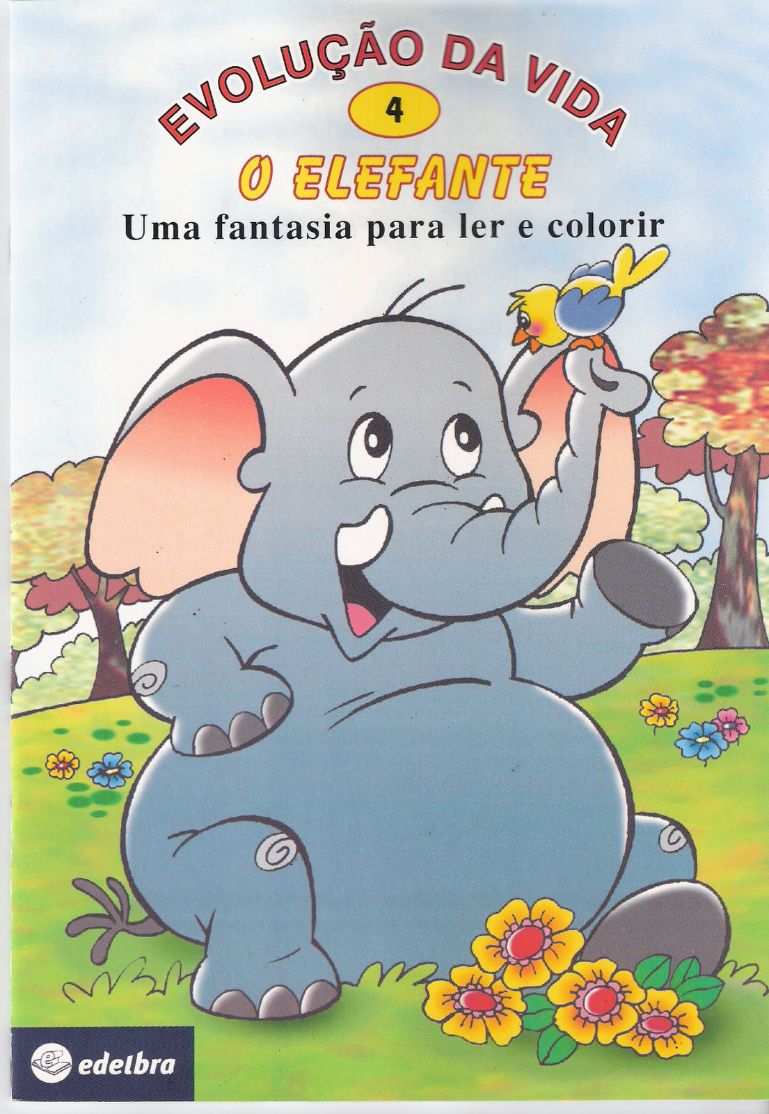 Livrinho para colorir O Elefante - livrinho infantil com história ...
