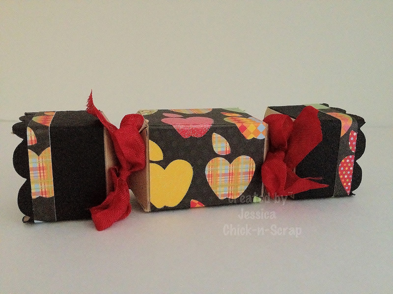 Chick-n-Scrap: Back to School Cracker Box~ The Cutting Cafe DT Project