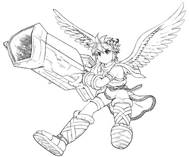 #16 Pit Coloring Page