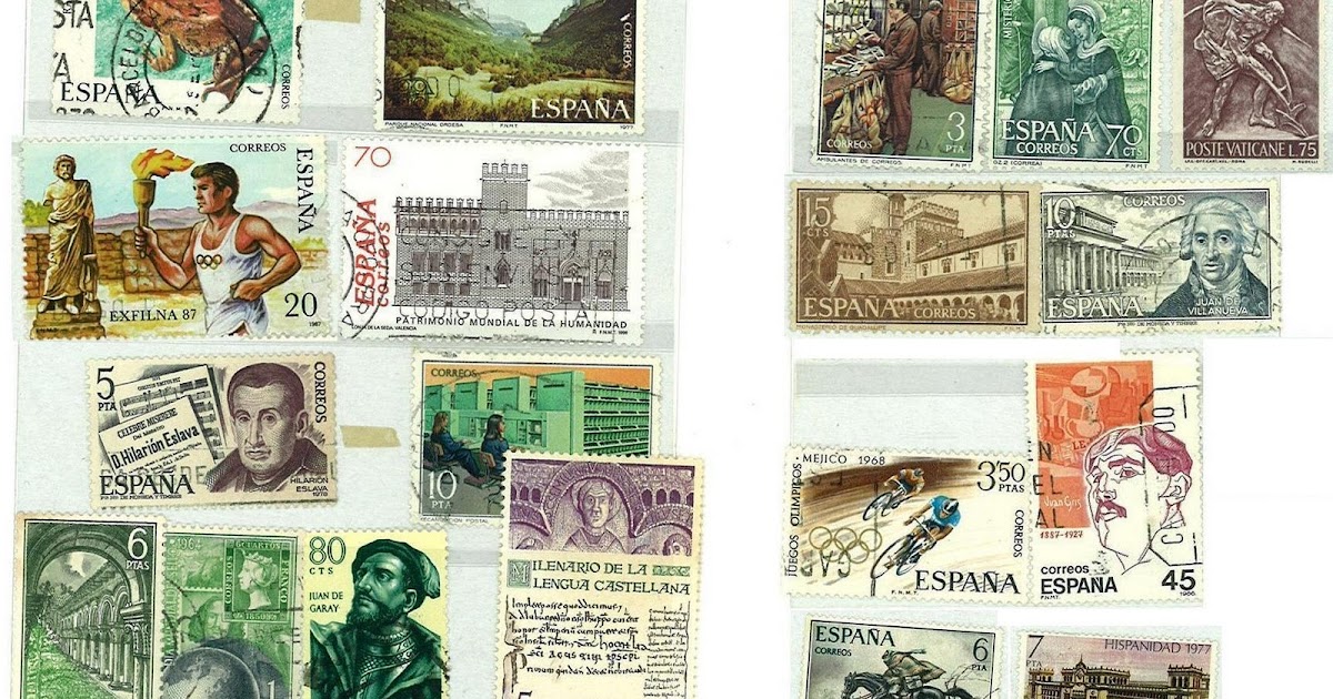 ButterflyPostcardAndStamp: Spain has lovely stamps
