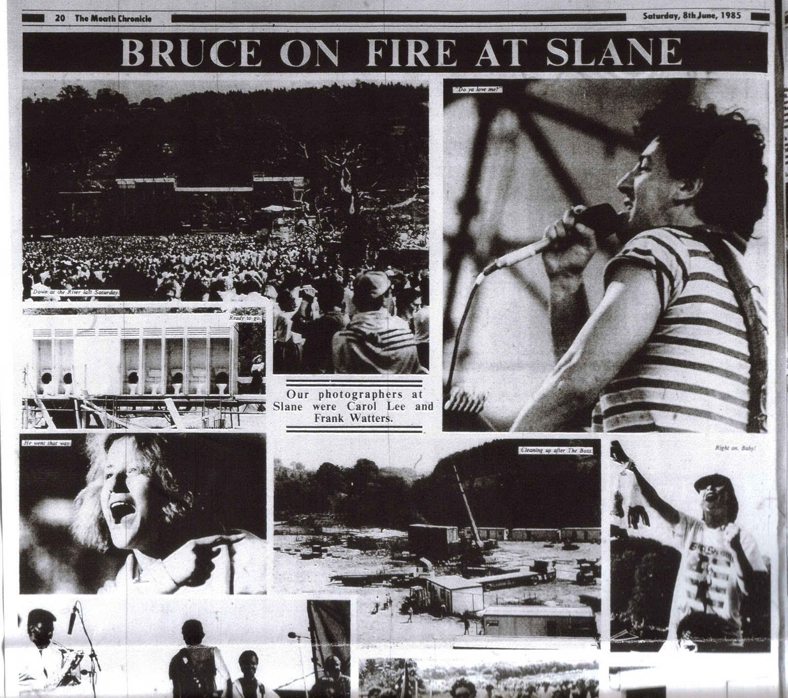 Springsteen In Ireland: The Battle for Slane Castle - in cuttings