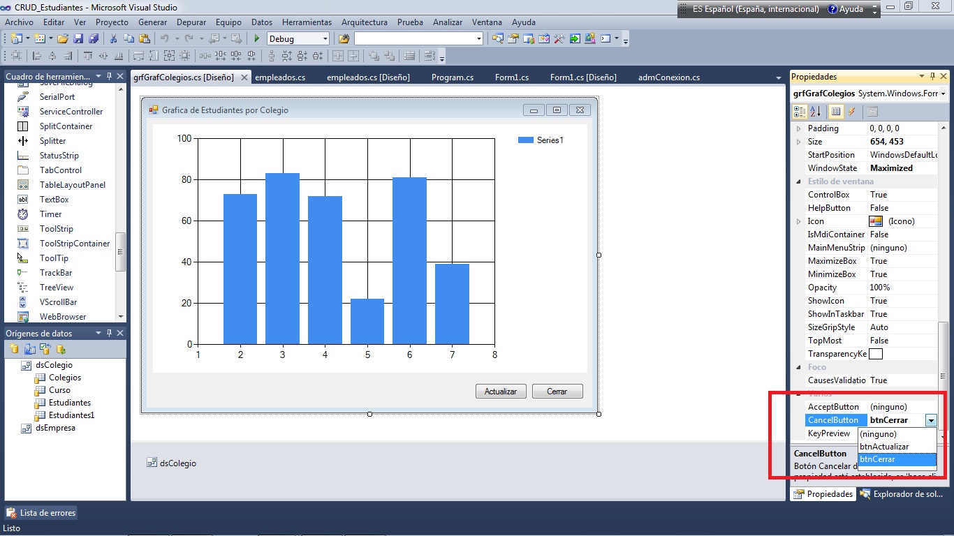 Gráficas Estadísticas En C Objeto Chartcontrol
