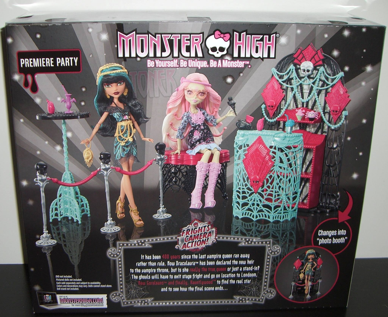 Monster High-Pretty : ¡Playsets Frights Camera Action!