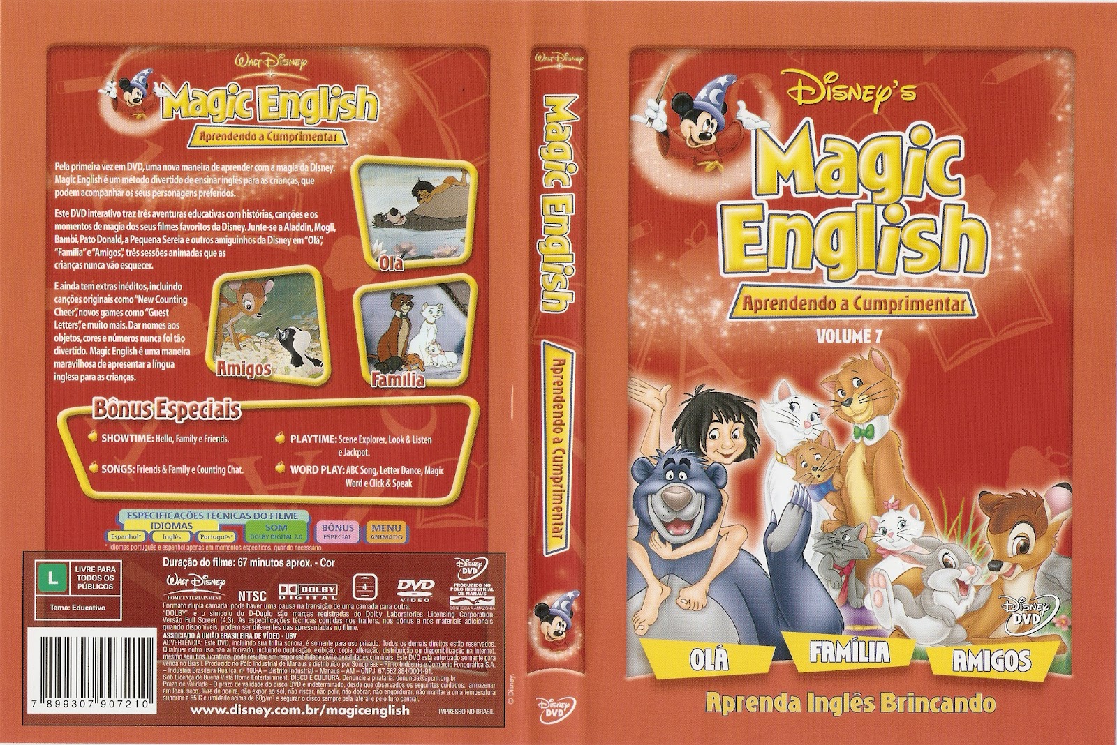 K&K Multimídia: Coleção Magic English - Walt Disney’s (8 Volumes)