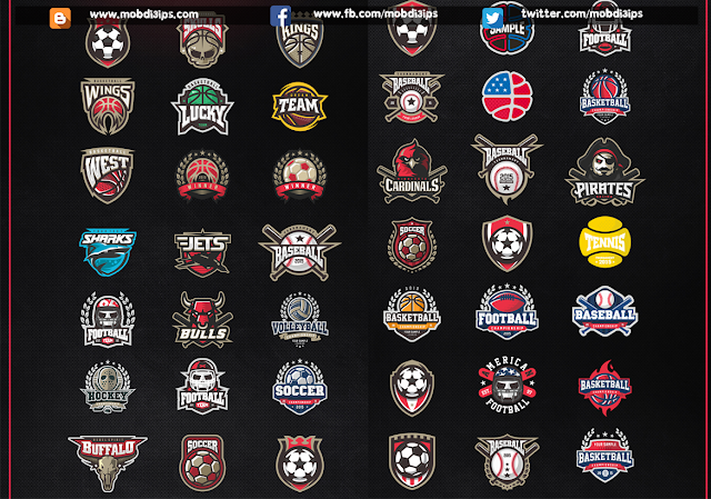 40 شعار رياضي Logo Sport مبدعي الفوتوشوب