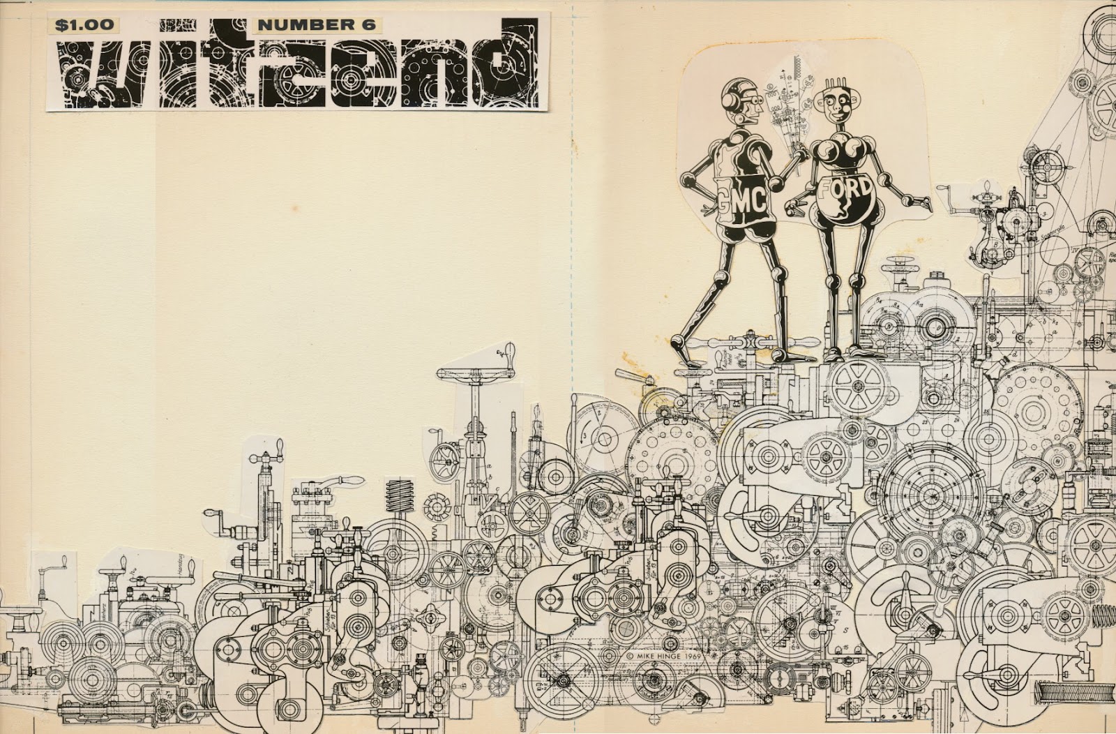 ONYX CUBE: Mike Hinge - Witzend Cover 1969