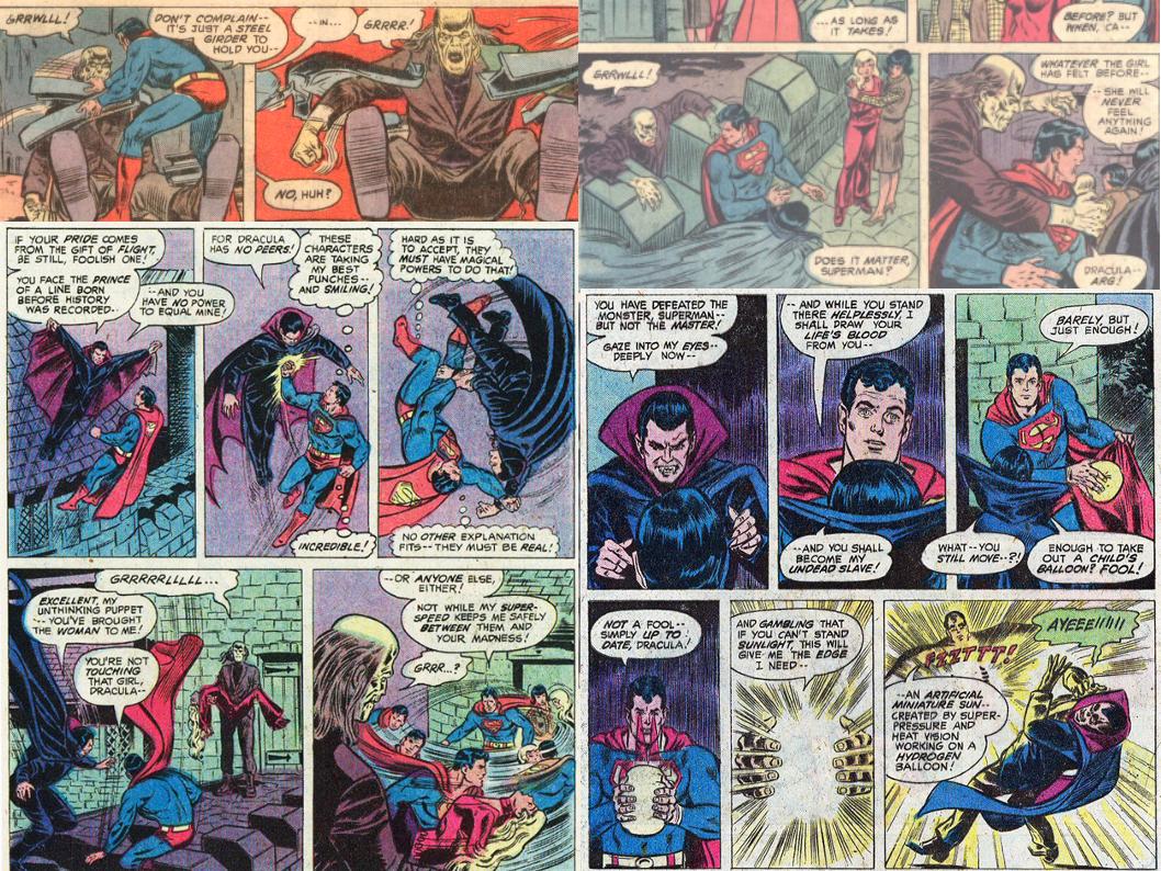 Dave's Comic Heroes Blog: Superman Vs. Dracula and the Frankenstein's ...
