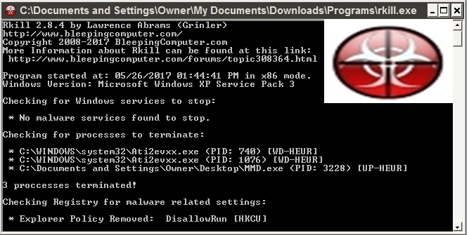 Download Gratis Software RKill untuk Windows - Menit info