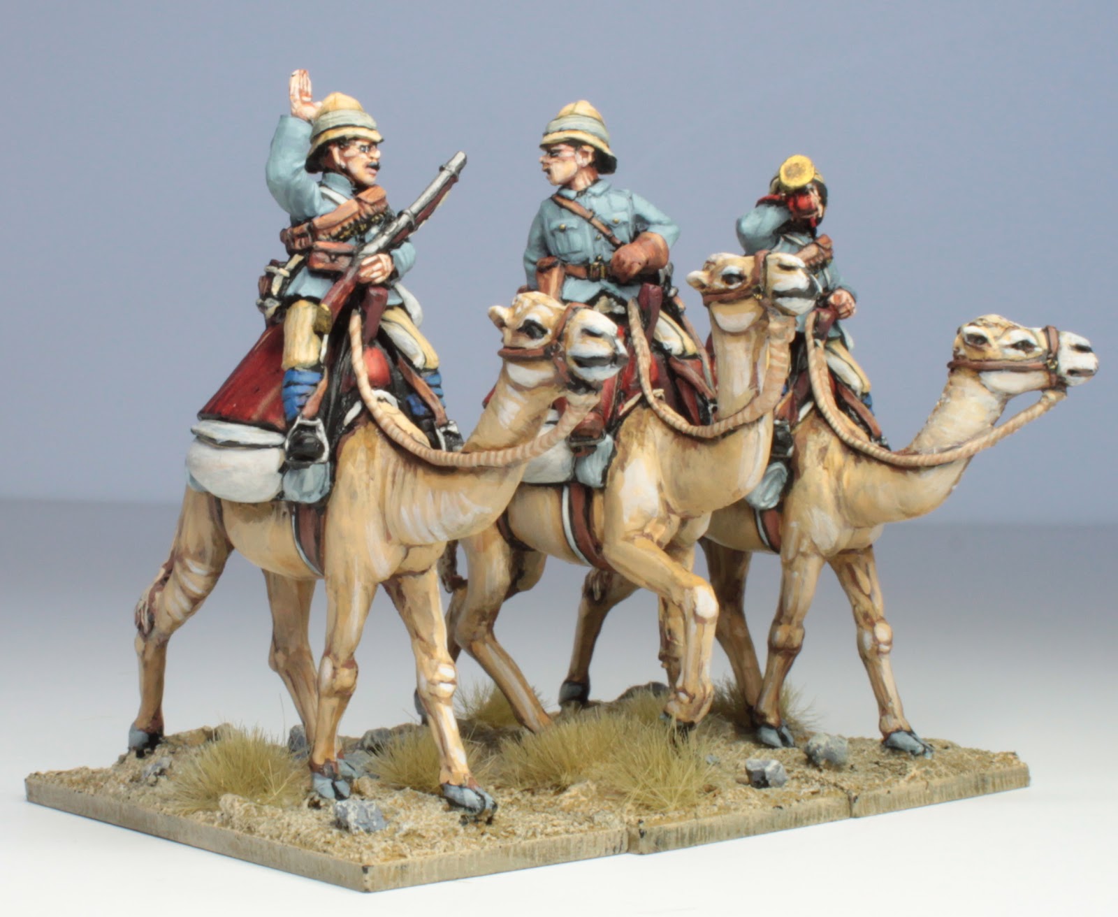 28mm Victorian Warfare: Mounted Camel Corps Command