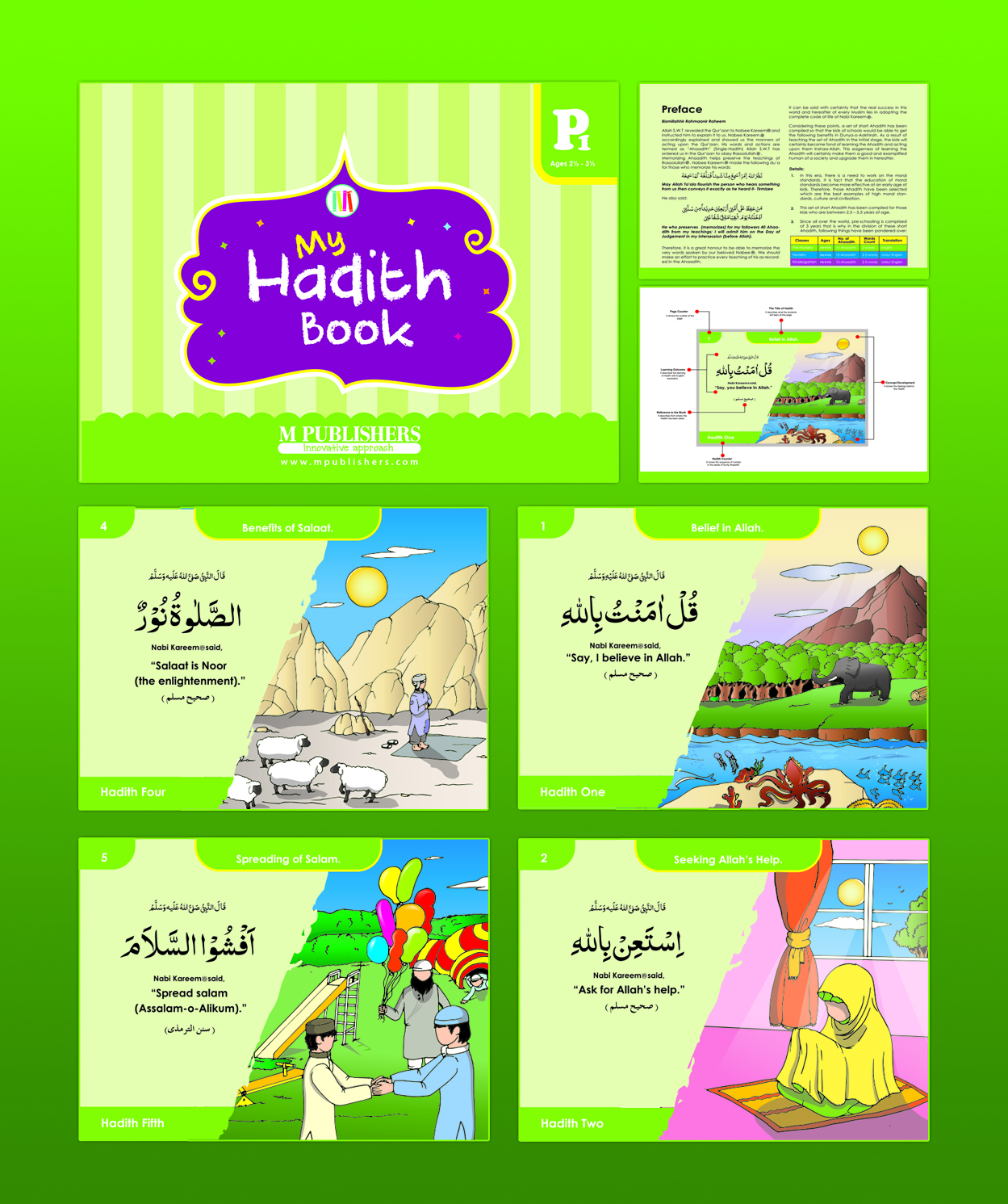 My Hadith Book- P1 (Ages 2.5y to 3.5y)