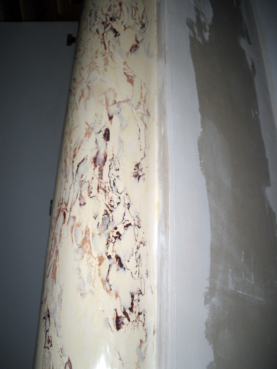 BB FAUX FINISH: STUCCO MARBLE PILLARS