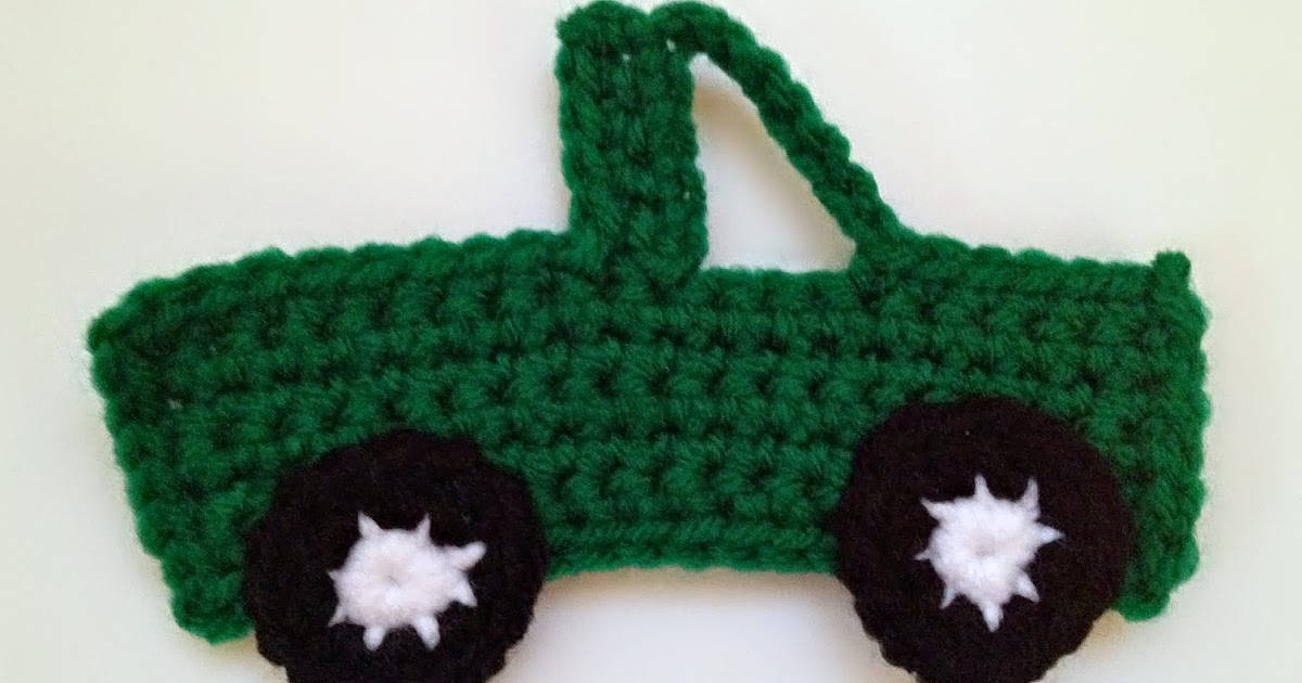 By Jenni Designs: Free Crochet Pattern: Pick-Up Truck Applique