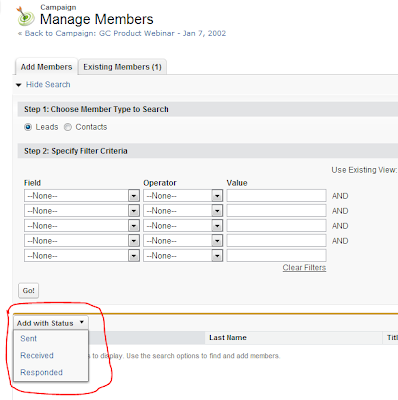 Salesforce.com Solutions: Adding Custom Campaign Member Status