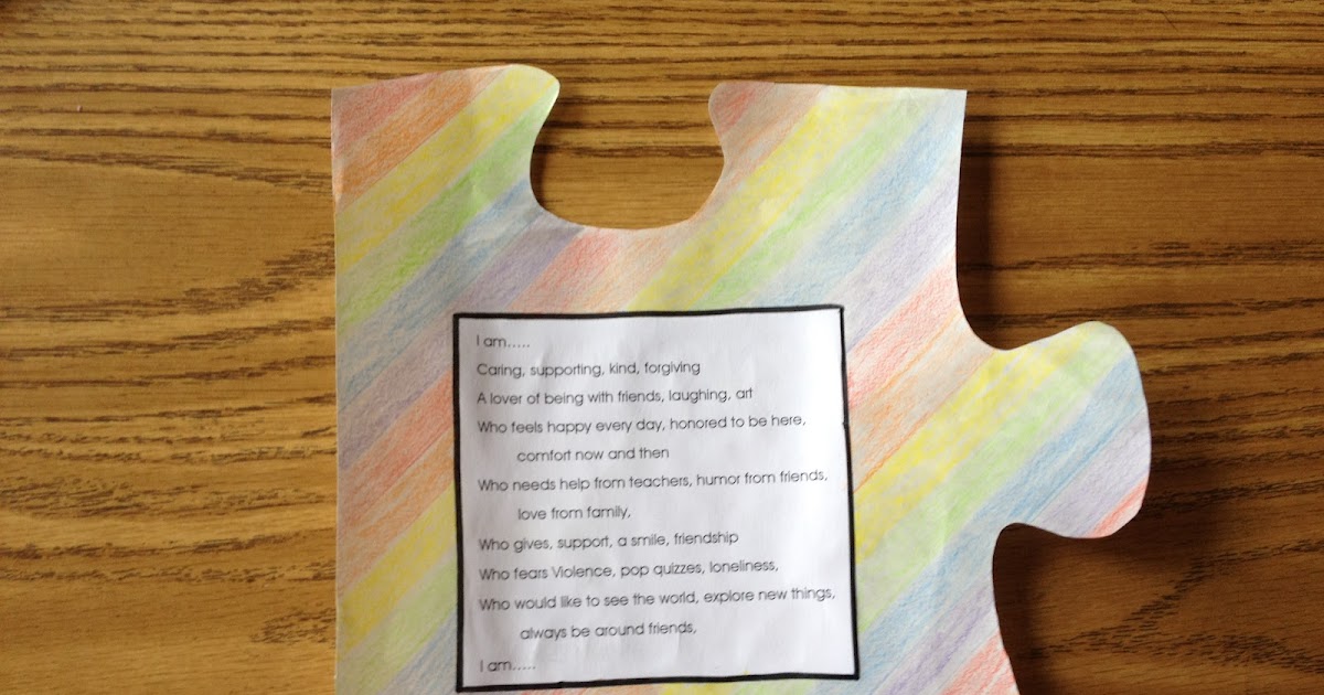 Puzzle Piece Template For Bulletin Board