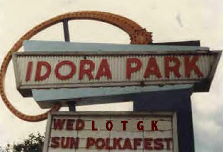 Grassy Knoll Institute: Idora Park Entrance Sign