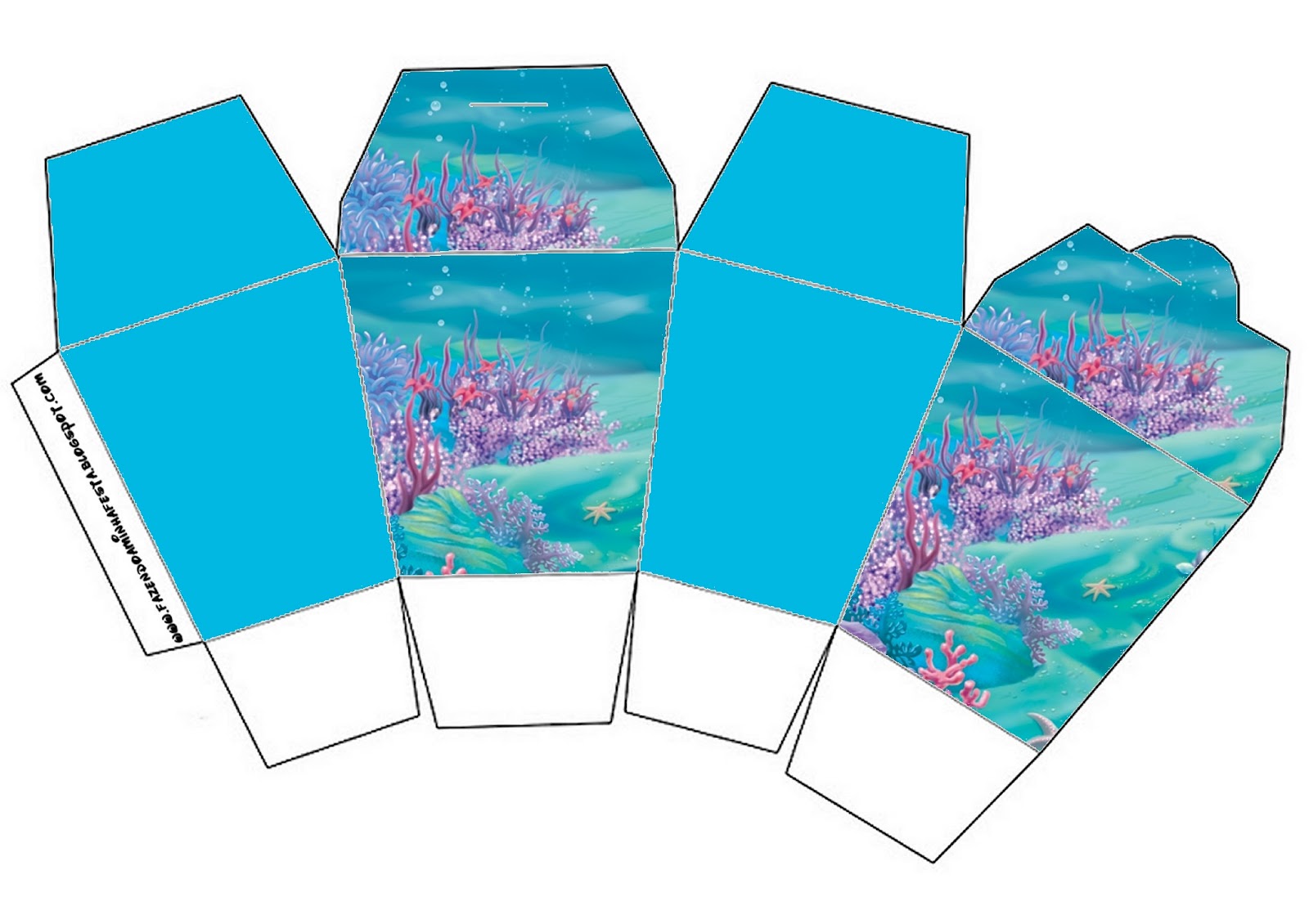 Under the Sea: Free Printable Boxes. - Oh My Fiesta! in english