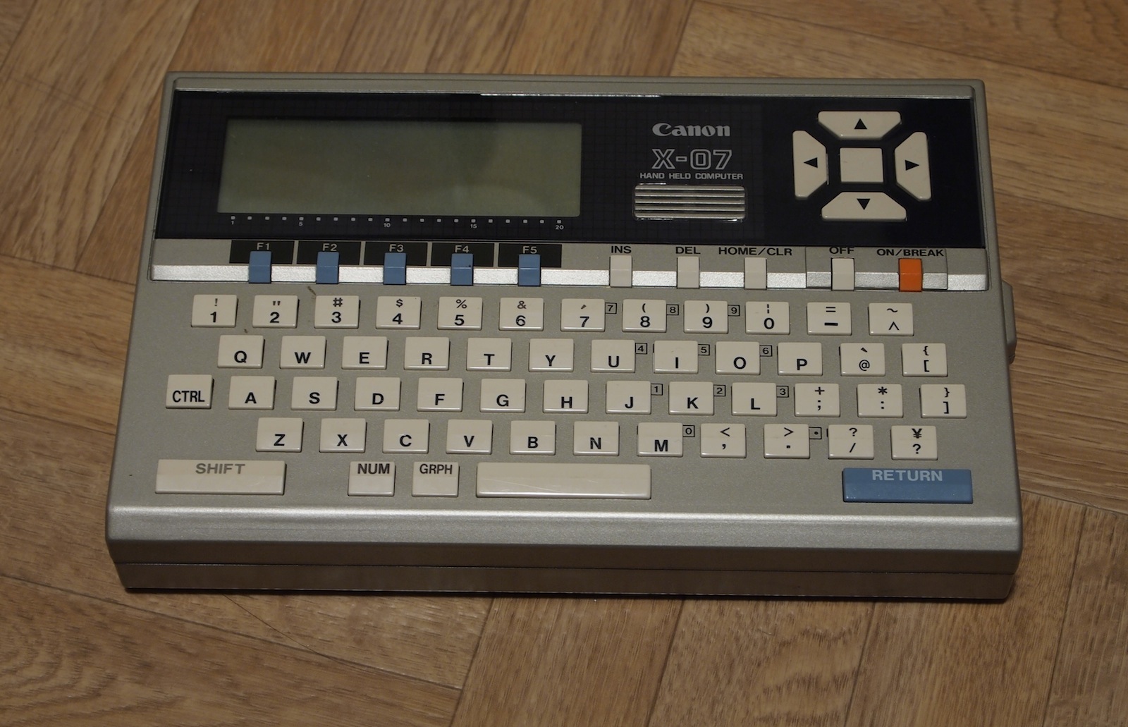 Old Machinery: Canon X-07