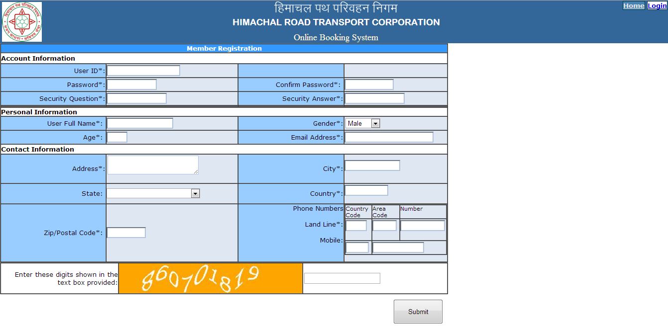 Himachal Info: Guide: How to book HRTC buses e-tickets online