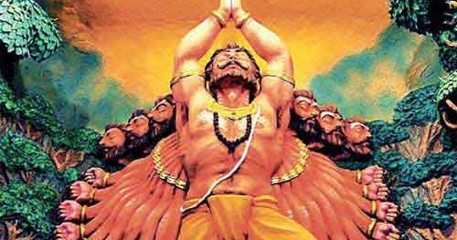 Story of Ravana Trying to Lift Shiva’s Bow and Marry Sita in the Court ...