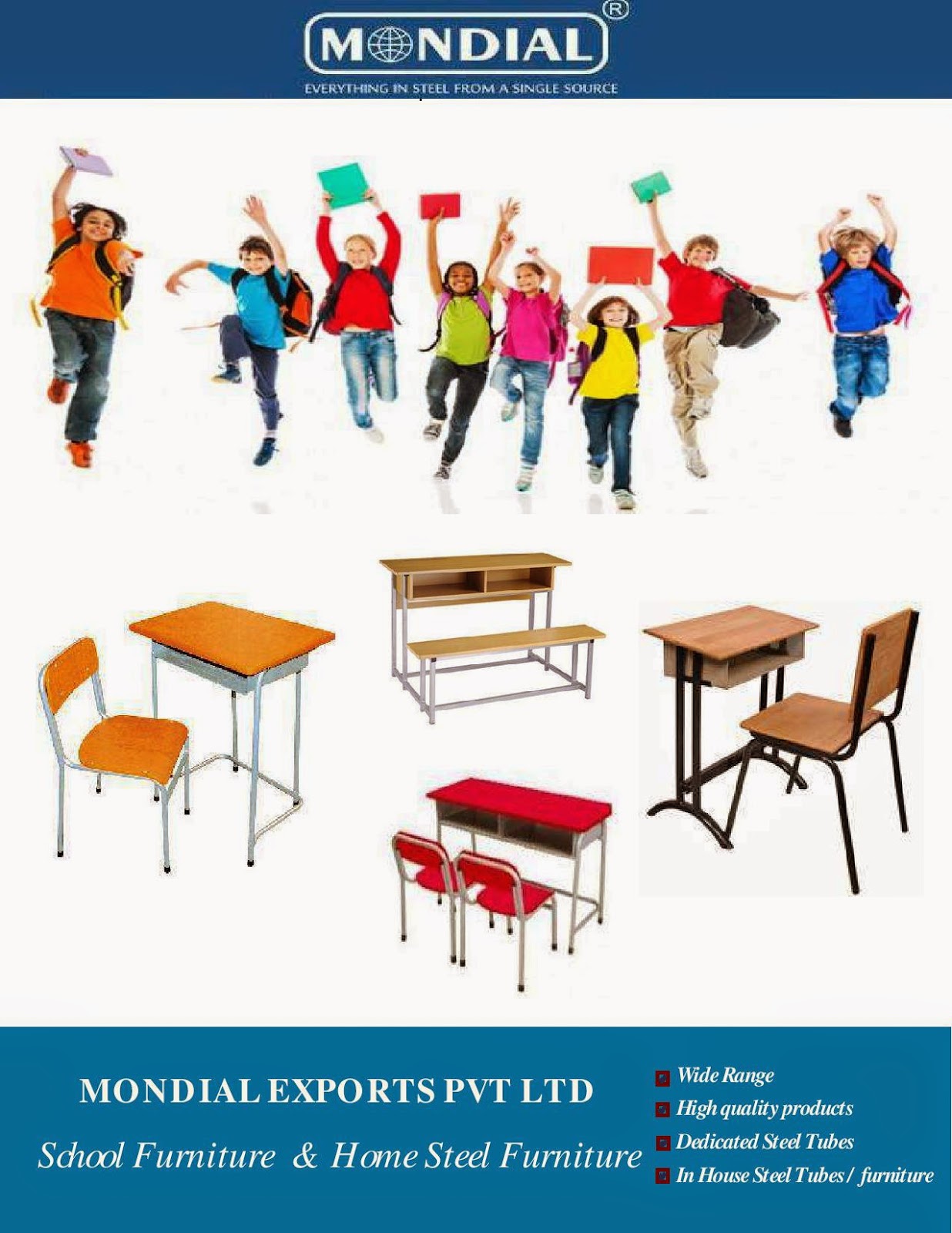 Mondial Exports: MONDIAL::School Desk/School Furniture