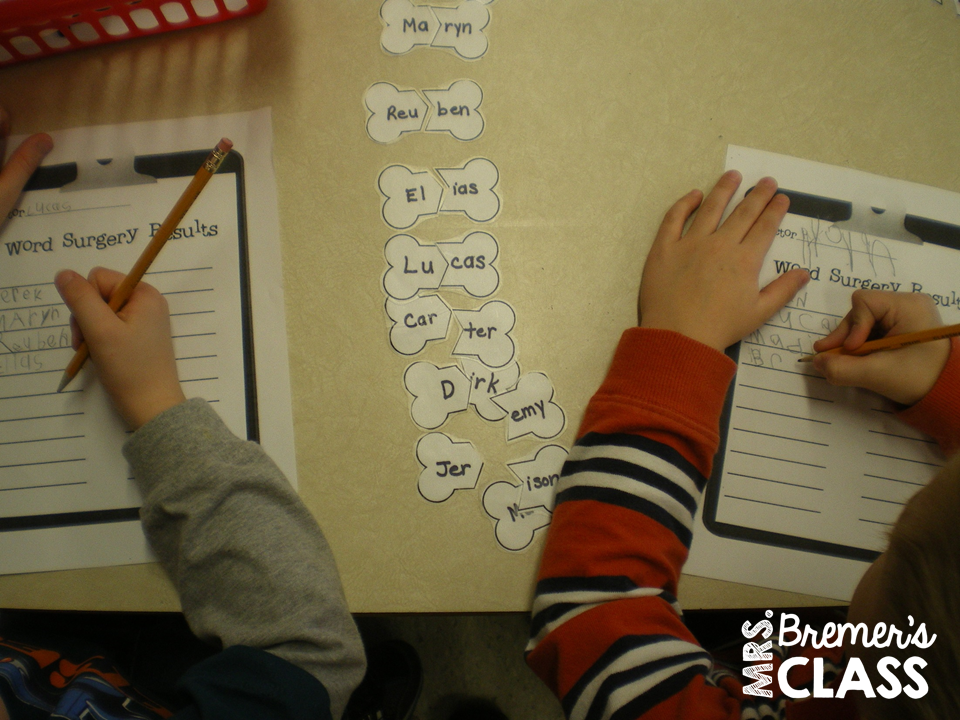 Kindergarten Literacy Center Activities | Mrs. Bremer's Class