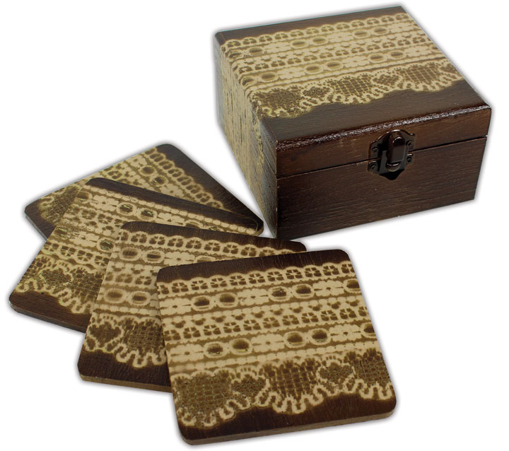 Crafts Direct Blog: Project Ideas: Wood Coaster Sets.