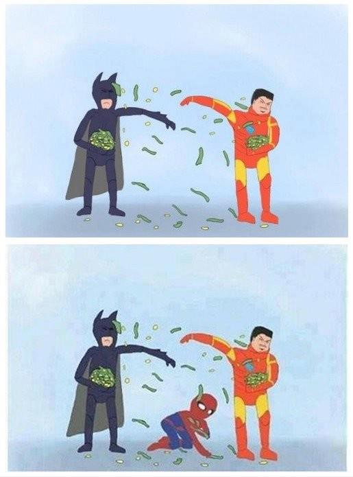 Superhero Money Fight - Introspective World