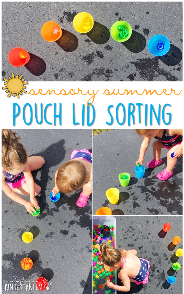 10 Ways to Play with Pouch Lids {Sensory Summer} - Mrs. Plemons ...