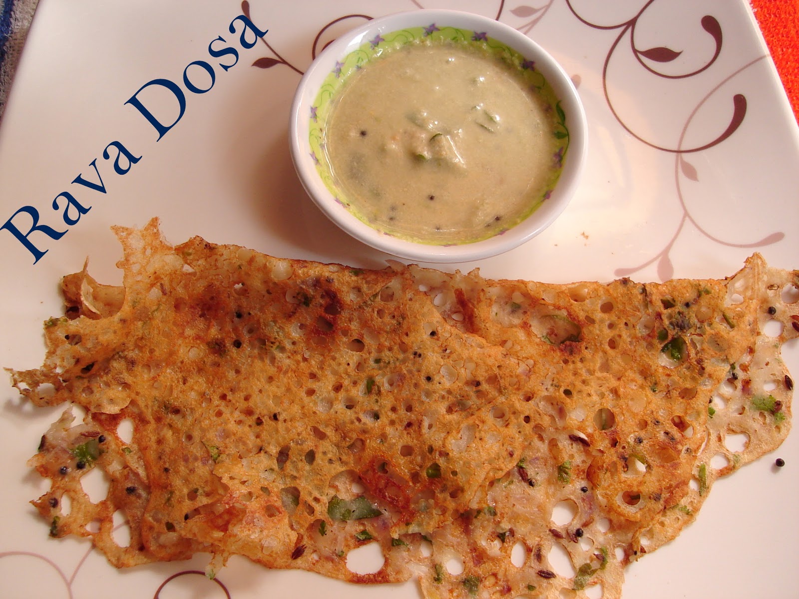 Sabdha's Kitchen: Rava Dosa