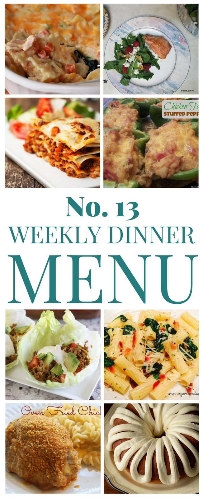 Weekly Dinner Menu #13 - Housewife Eclectic