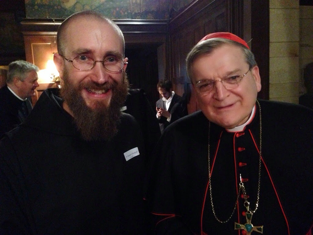 The Badger Catholic: The Cardinal fundraises for Monks of Norcia