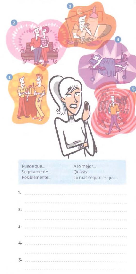 tequieroespanol: Hacer hipótesis. Expresar grados de seguridad. Algunos ...