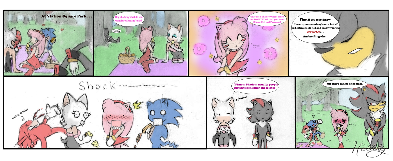 ShaAmy ForEver: Shadamy Comics