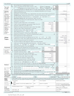 IRS Tax Procedure: Code Sections Form 1040 Page 2