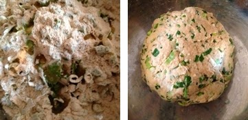 Spring Onion Roti ~ Hare pyaaz ki Roti ~ Indian wheat and spring onion ...