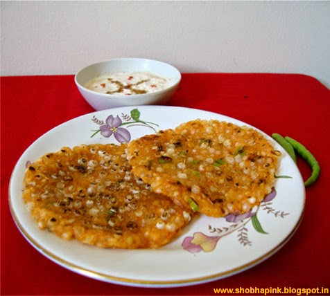 Shobha's: Sabudana Thalipeeth