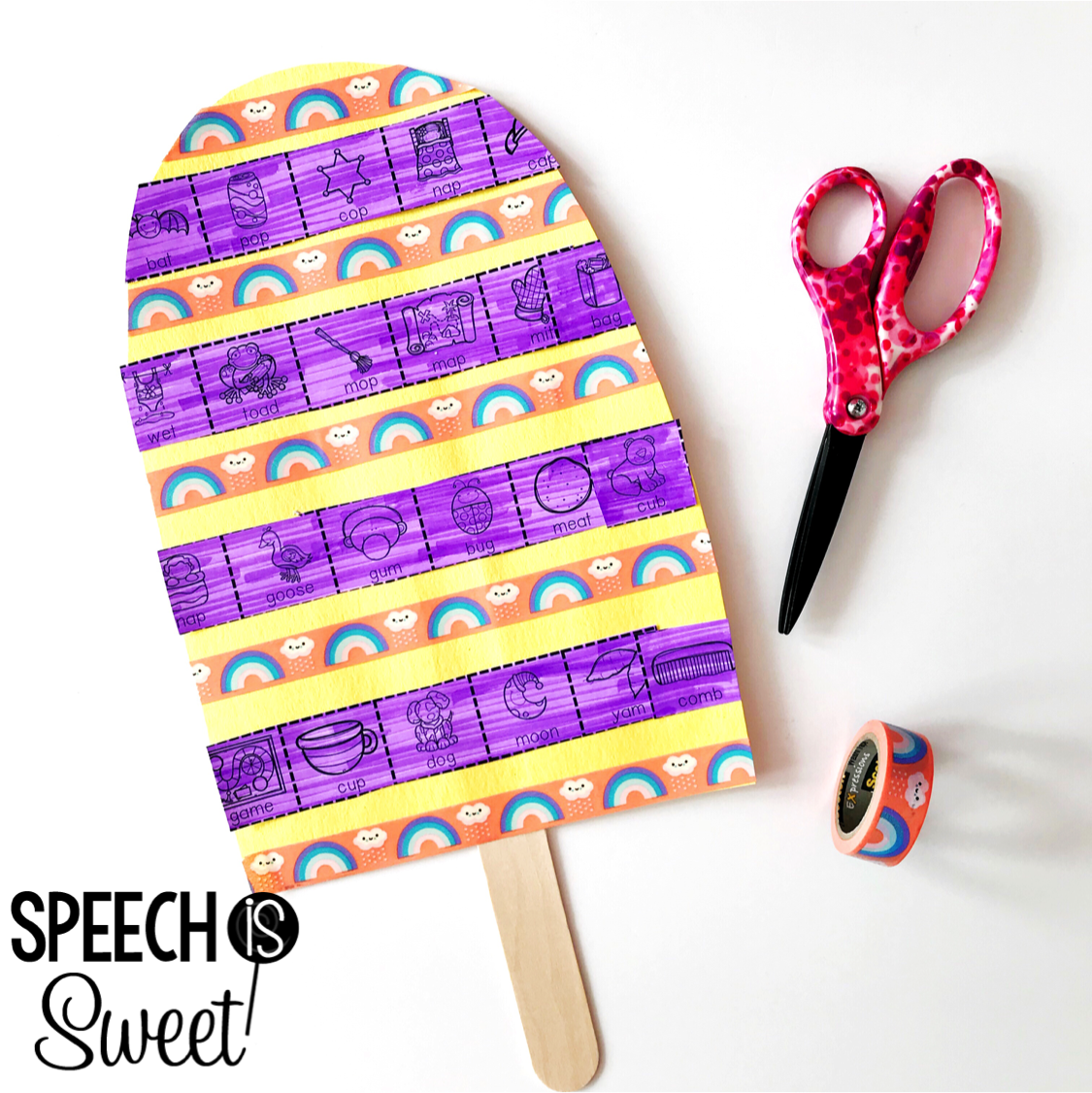 Popsicle Crafts for Speech Therapy! - Speech is Sweet