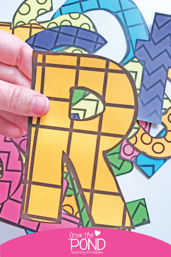 Printable Bulletin Board Letters | From the Pond