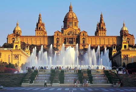 Winter and Spring In Thuir: Barcelona - Montjuïc Castle and Gardens
