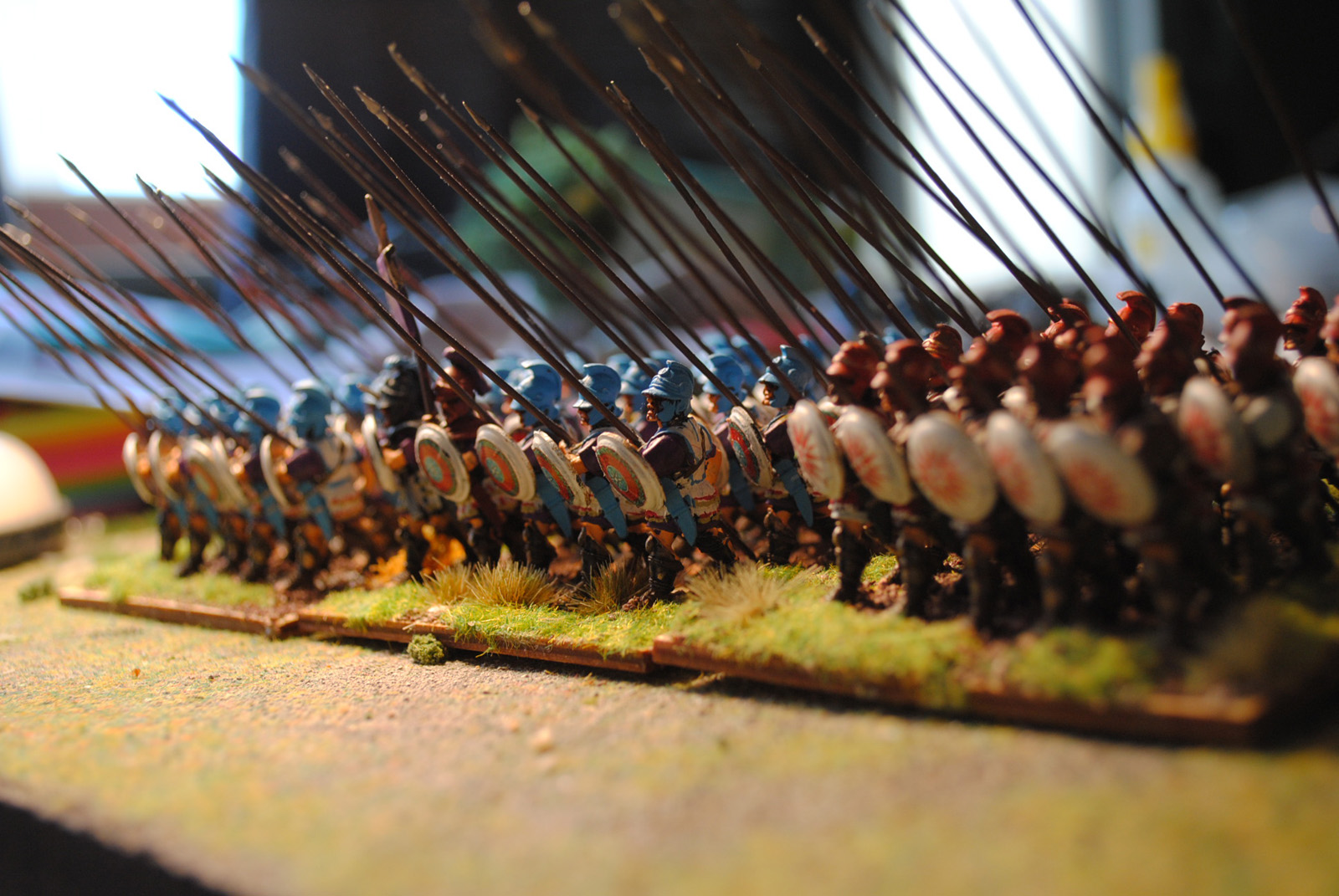 Gunfreak's Historty of War: Finished first pike block and my greeks so far.