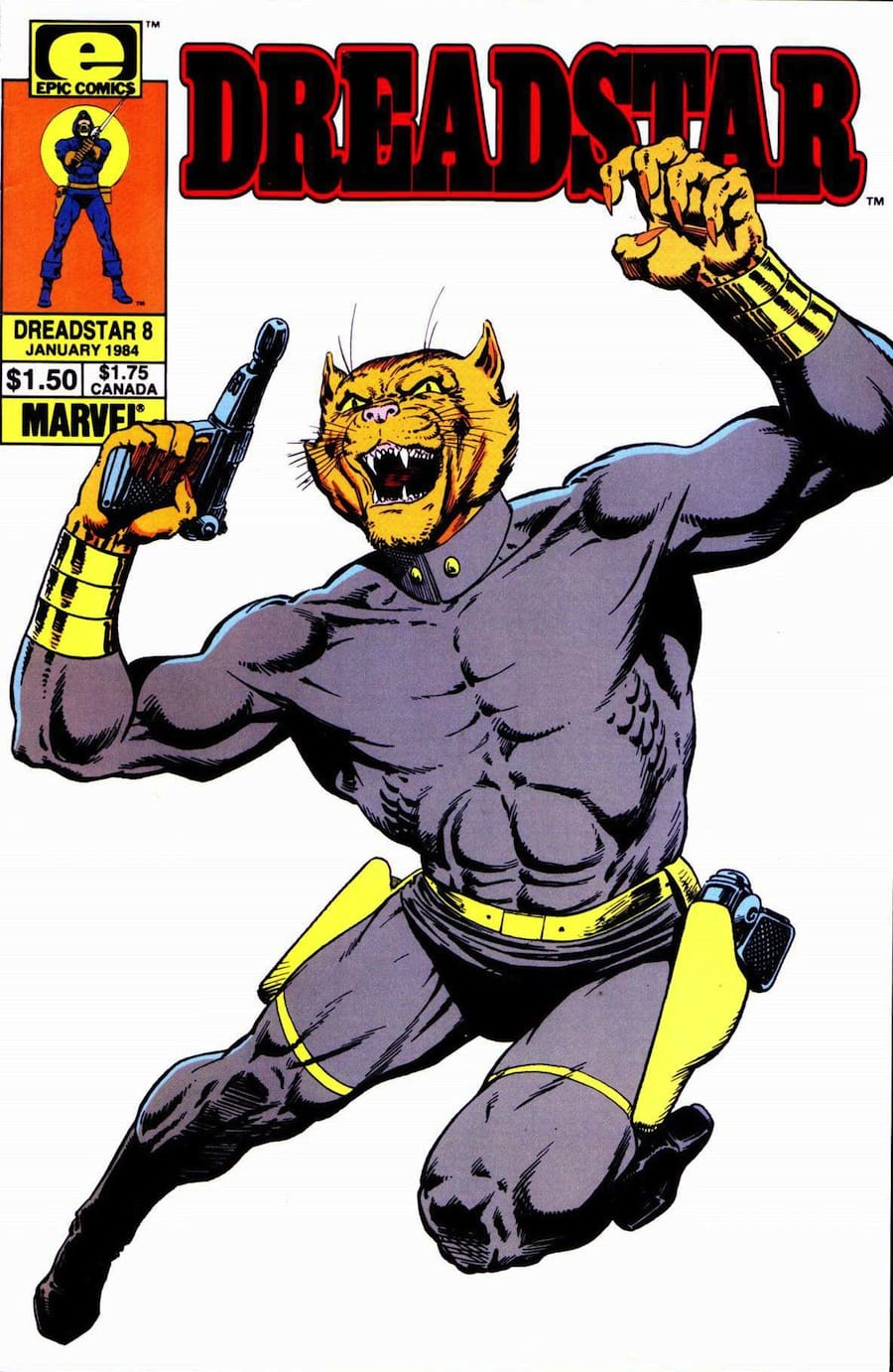 Dreadstar #8 - Jim Starlin art & cover - Pencil Ink