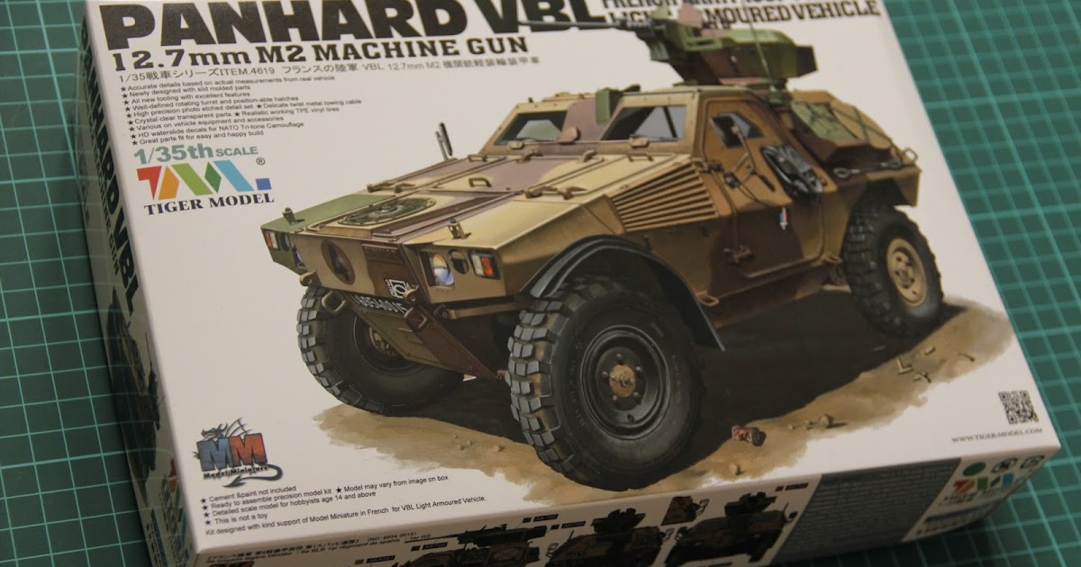 Tiger Model 1/35 Panhard VBL 12.7mm M2 Machine Gun (4619) - DetailScaleView