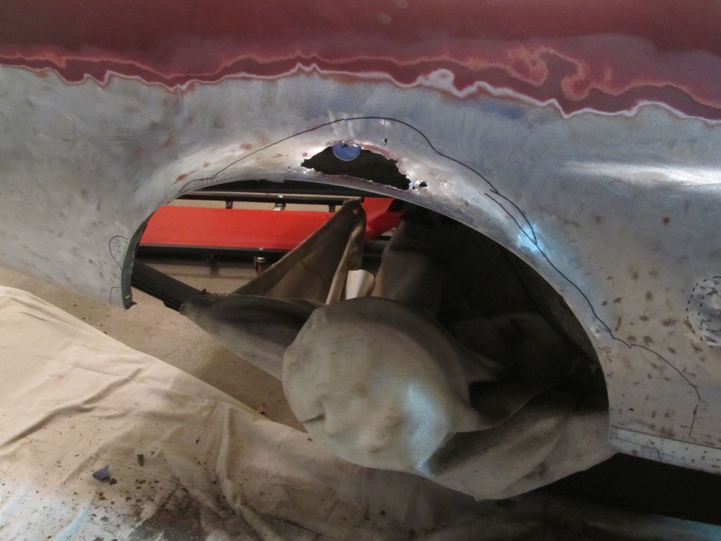 How to assess rust damage on a quarter panel