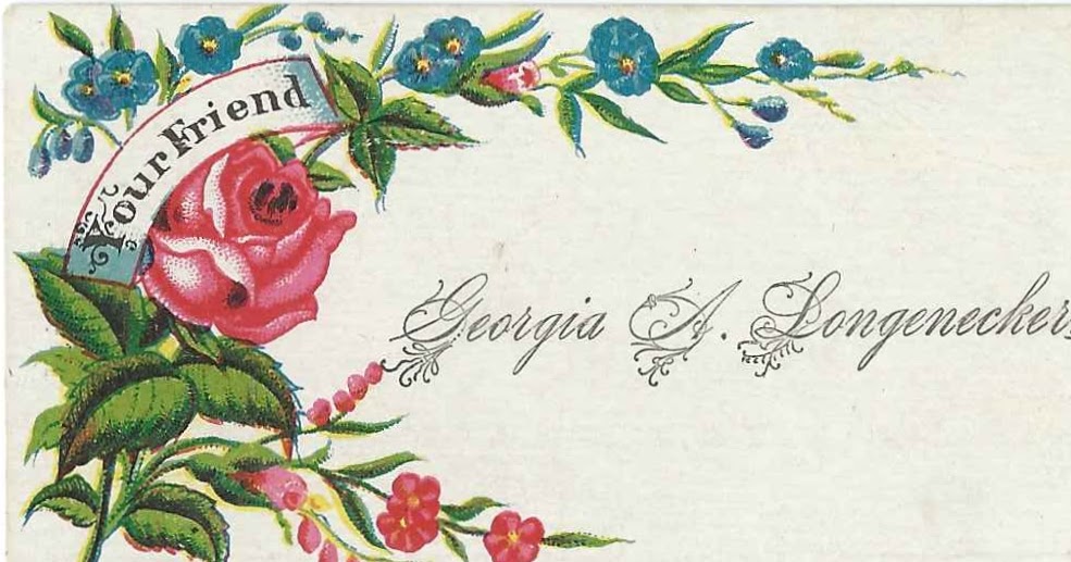 Heirlooms Reunited: Three c1880/90s Calling Cards, Presumably Sherwood ...