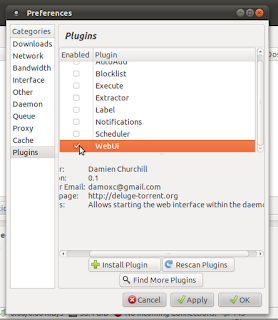 fraterneo GNU/Linux: Deluge, excelente aplicacion torrent cliente-servidor
