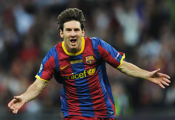 pictures Lionel Messi vs Manchester United UEFA Champions League Final