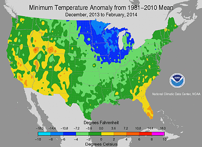 Weather and BS!: Winter 2013-14 was Cold but not that cold. But still ...